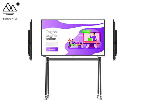 75 Inch Interactive Flat Panel 8ms Smart Board For Classroom