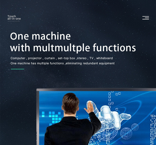 4K Conference Interactive Flat Panel 55 Inch Interactive Flat Panel