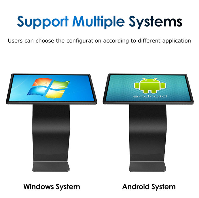 500nits Multi Touch Kiosk Restaurant Touch Screen Ordering System