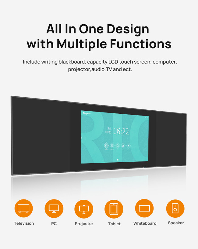 TFT 75 Inch Interactive Display Nano Blackboard 4K Interactive Touch Panel