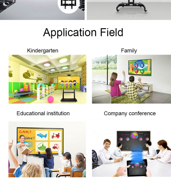 Infrared 60 Inch Touch Screen Monitor Interactive Flat Panel Display