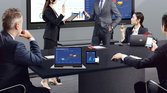 4K LCD Meeting Room Interactive Display 86 Inch Touch Screen Monitor